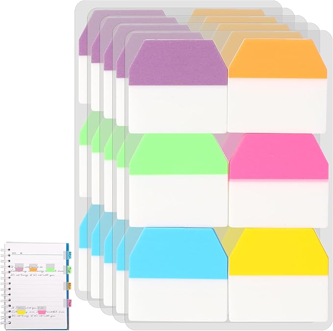 600 PCS Sticky Index Tabs Flags Set Writable Sticky Index Tabs ...