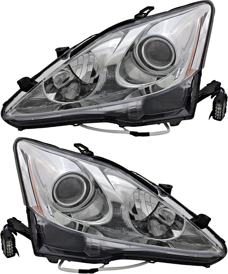 Amazon.com: Compatible with Lexus IS250/IS350 Headlights Lamps Set 2006 ...