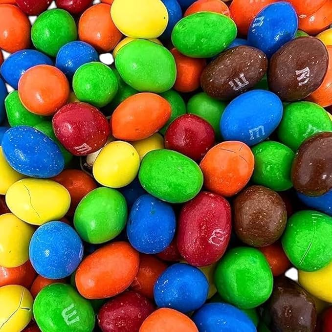 Amazon.com: Klub Bulk Peanut M&Ms-1.5 lbs Chocolate Coated Peanut Candy Dipped American Candy ...