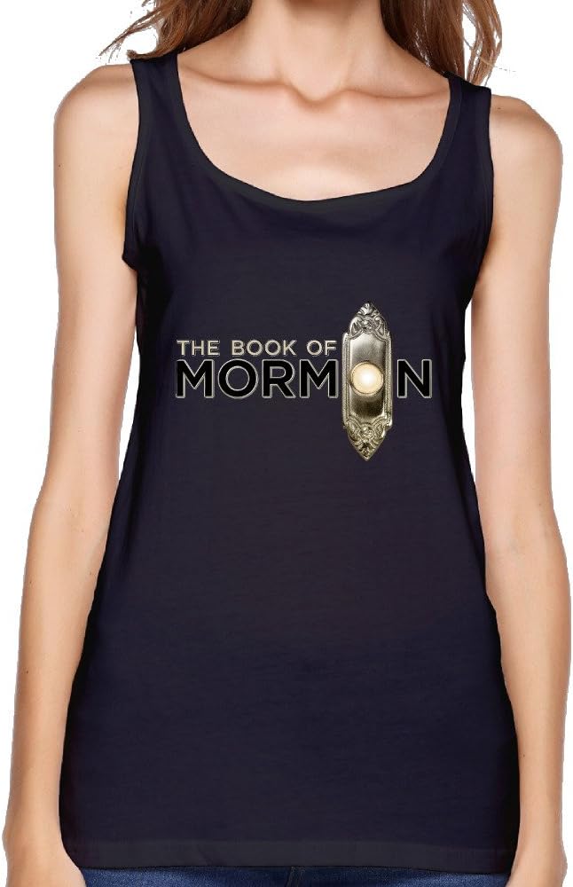 Amazon.com: The Book Of Mormon Logo Tank Top For Women Black : Clothing ...