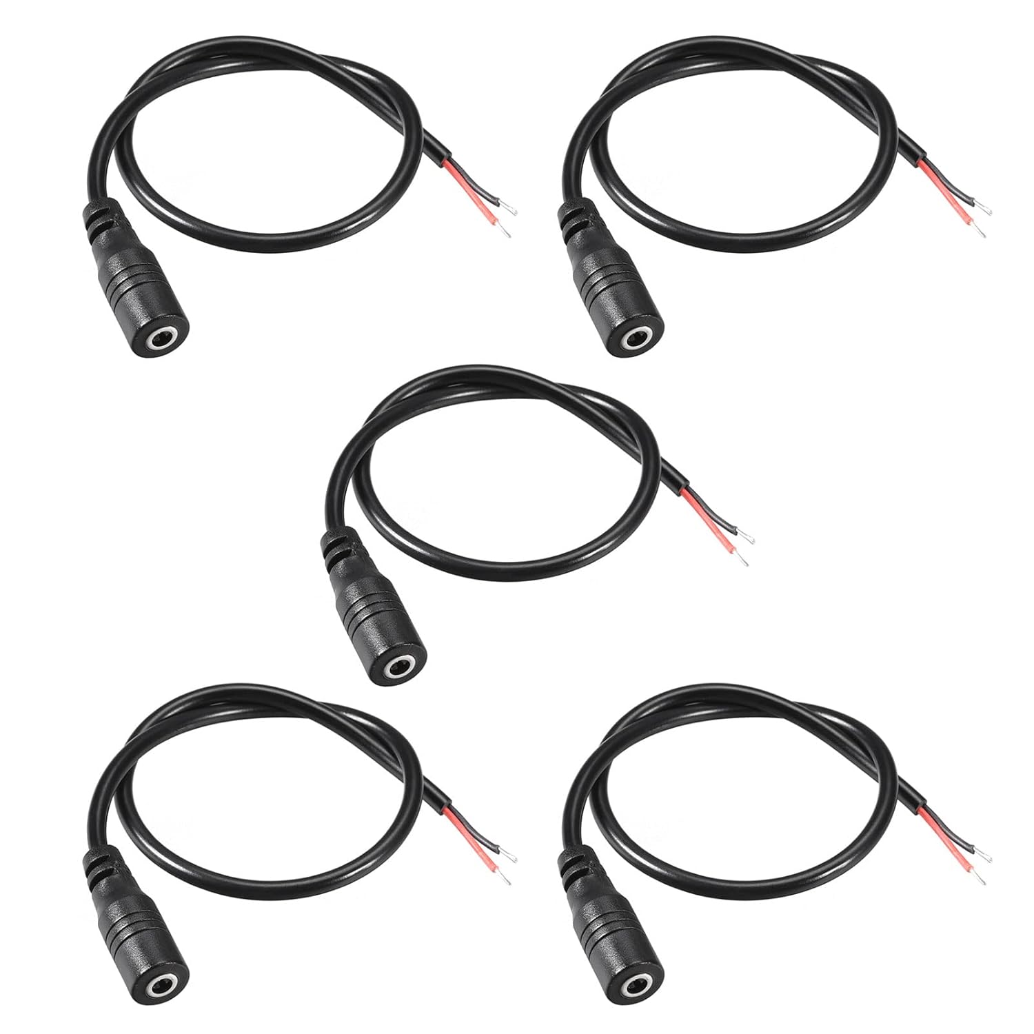 Amazon.com: Rebower DC Power Cable DC Power Cord Female Connectors DC ...