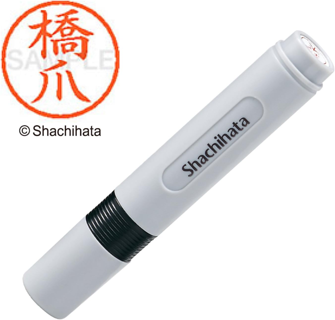 Amazon.com : Shachihata Stamp Name 6 Correction Stamp XL-6 Stamp Face 0.2 inch (6 mm) Bridge ...