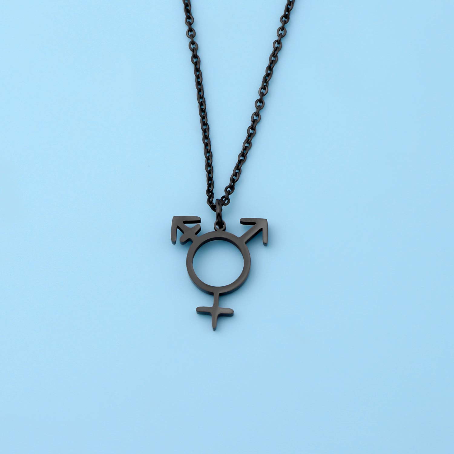 Snapklik.com : WUSUANED Transgender Symbol Necklace Transgender Pride ...