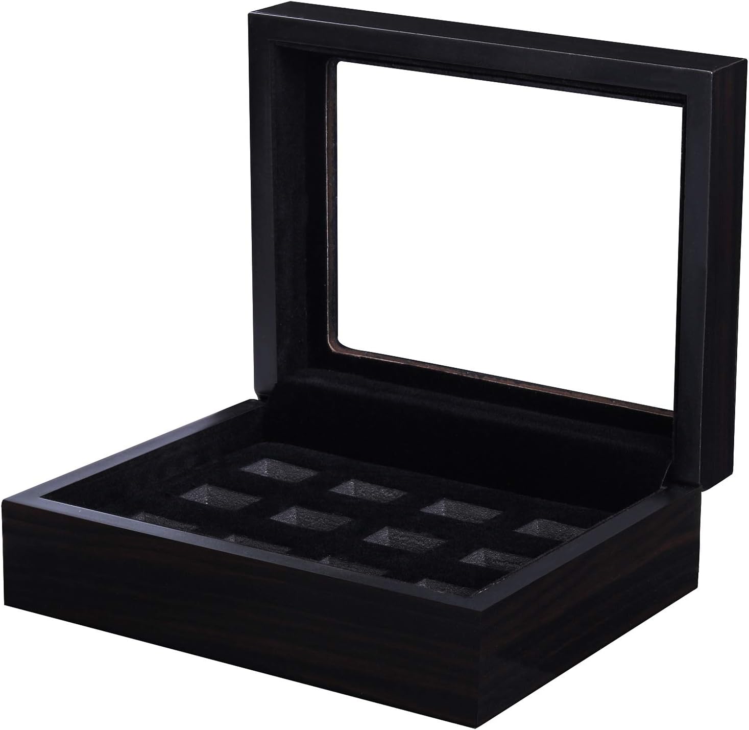 Amazon.com: Joyibay Championship Ring Wooden Display Case, 9-Slot ...