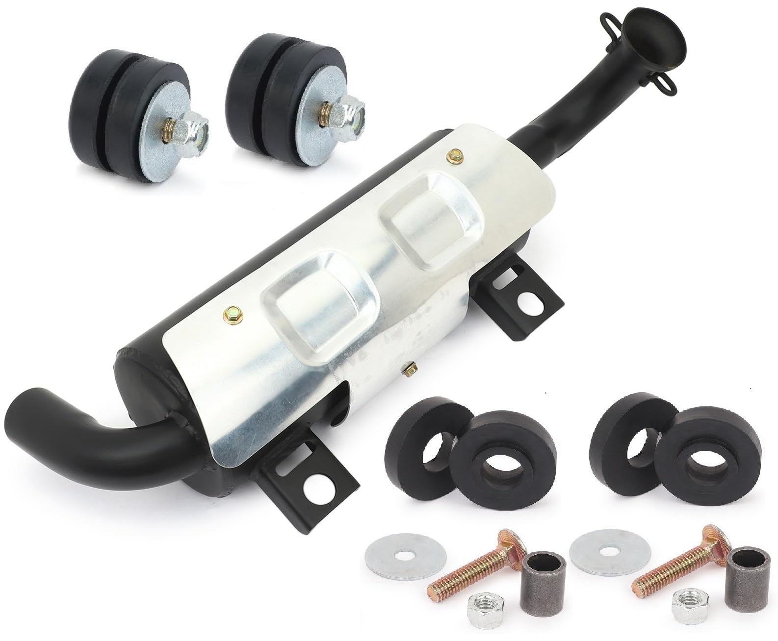 Amazon.com: Muffler Silencer W/Dampeners Fits Polaris RANGER 570 EFI ...
