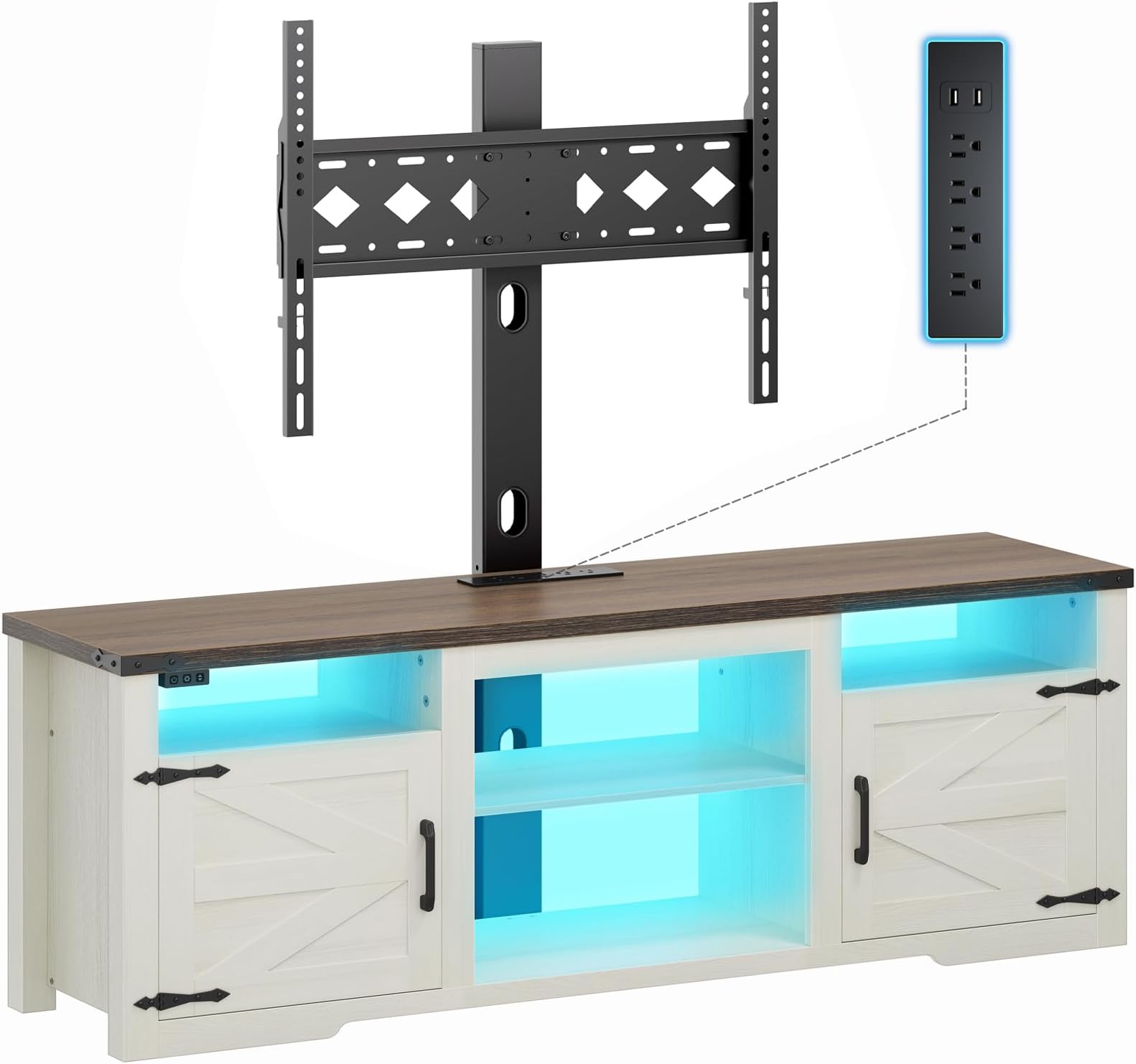 Amazon.com: IRONCK 79 Inch TV Stand for TVs up to 85 Inch with Mount ...