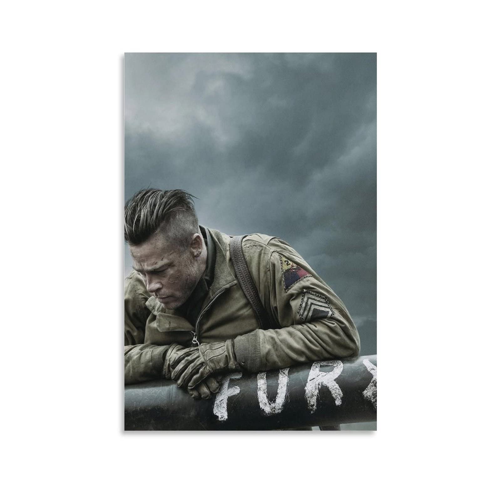 Fury Brad Pitt Movie Poster