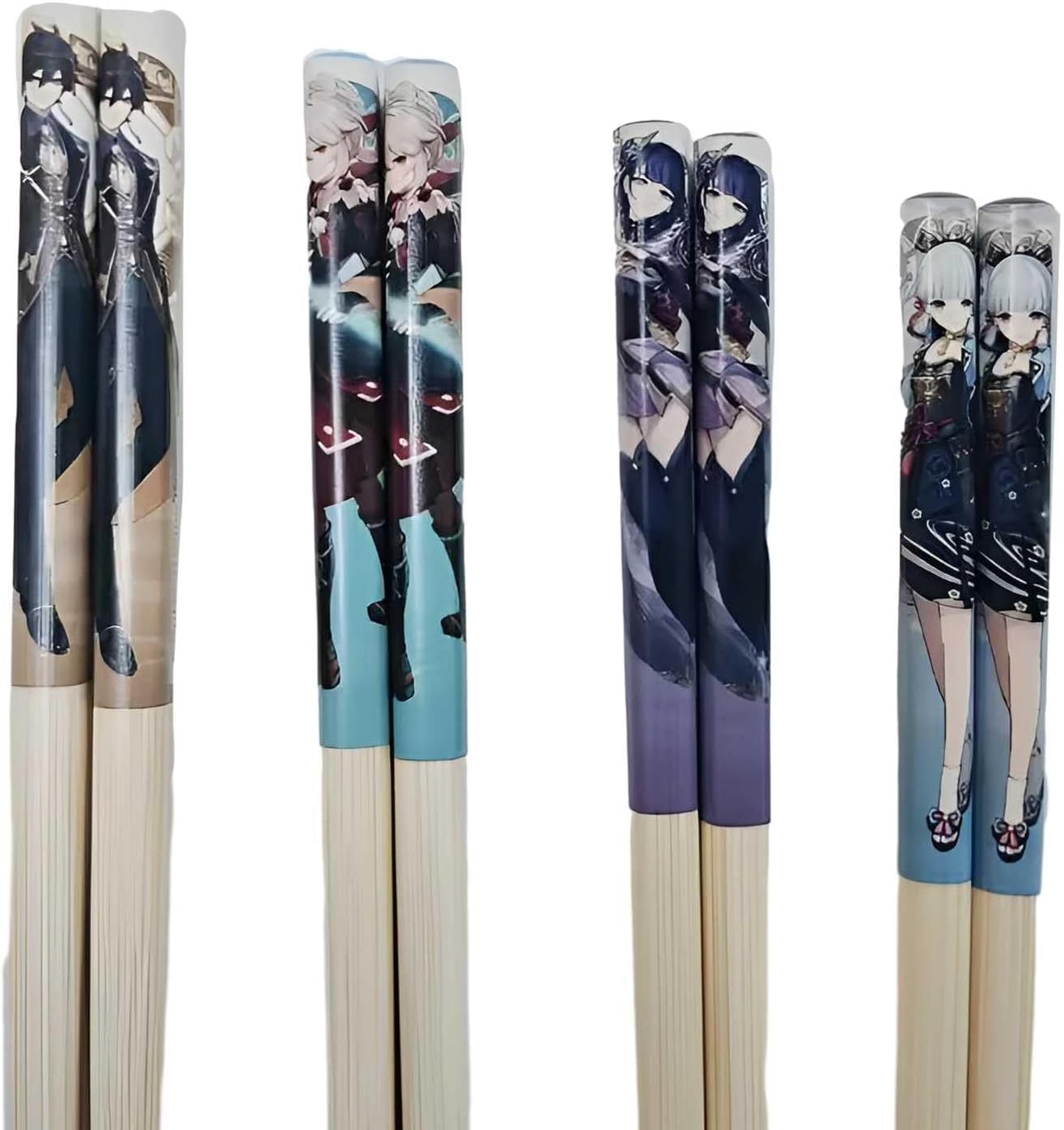 Genshin Impact Chopsticks Set Reusable Anime Chop Sticks Japanese Anime ...