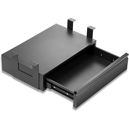 Amazon.com: OSteed Under Desk Metal Drawer 18" Black with Large Slide ...