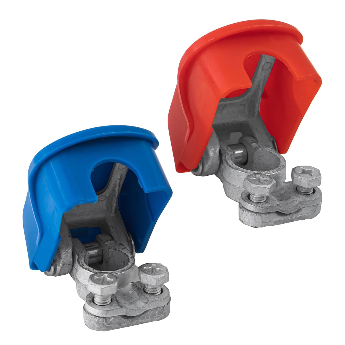 Amazon.com: AICEL 2 Pcs Battery Terminals Connector Clamps, Brass ...