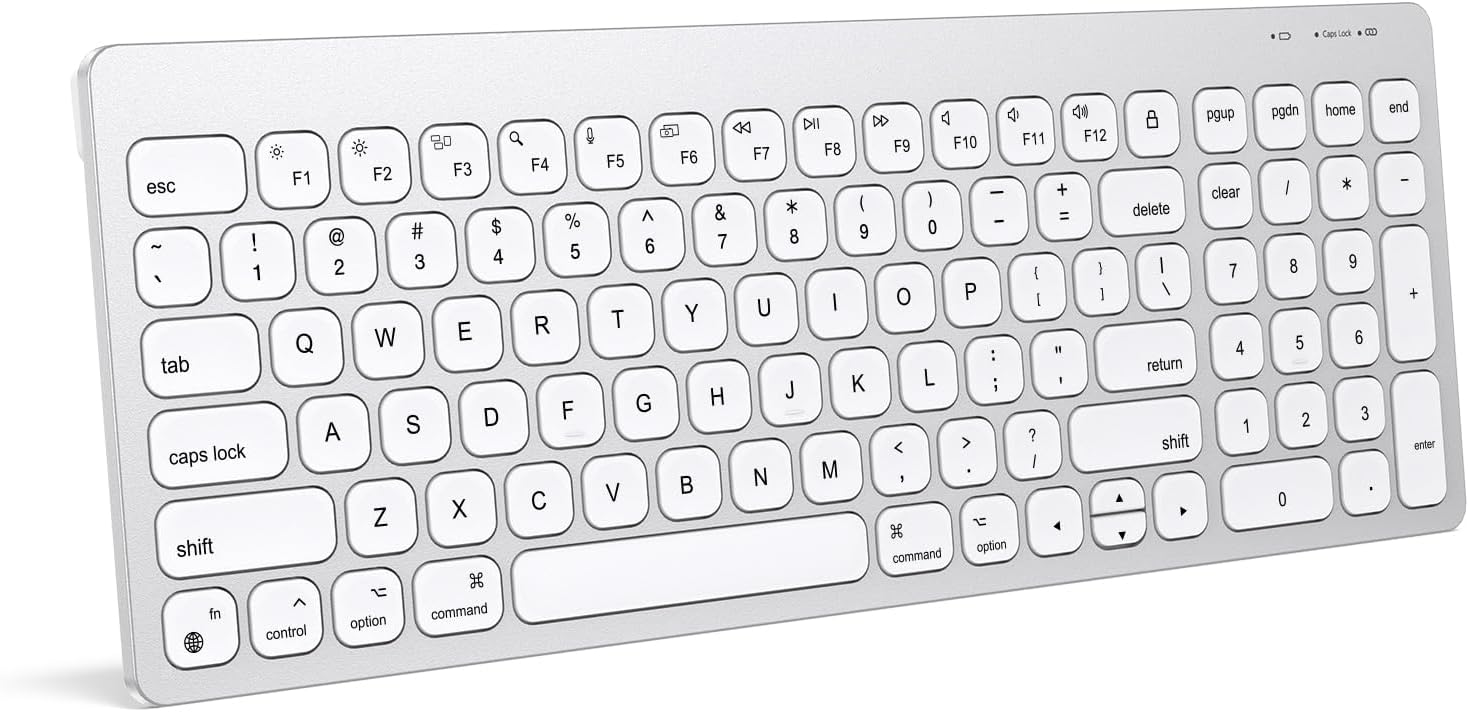 Amazon.com: OMOTON Bluetooth Keyboard for Mac, Wireless Keyboard with ...