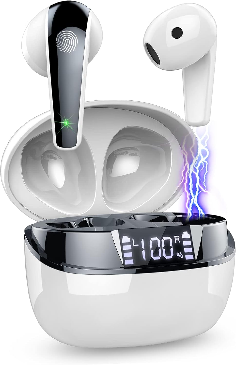 Amazon.com: Renimer Wireless Earbud, Bluetooth 5.3 Headphones in Ear ...