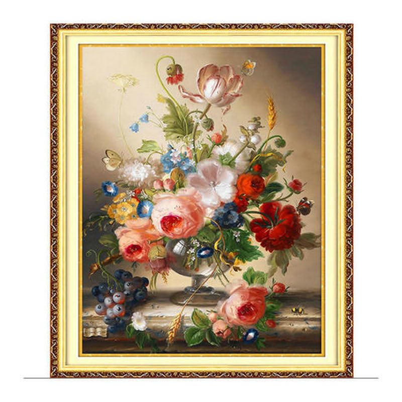 Maydiyer 11CT Stamped Cross Stitch Kits Pre-Printed Embroidery Kit ...