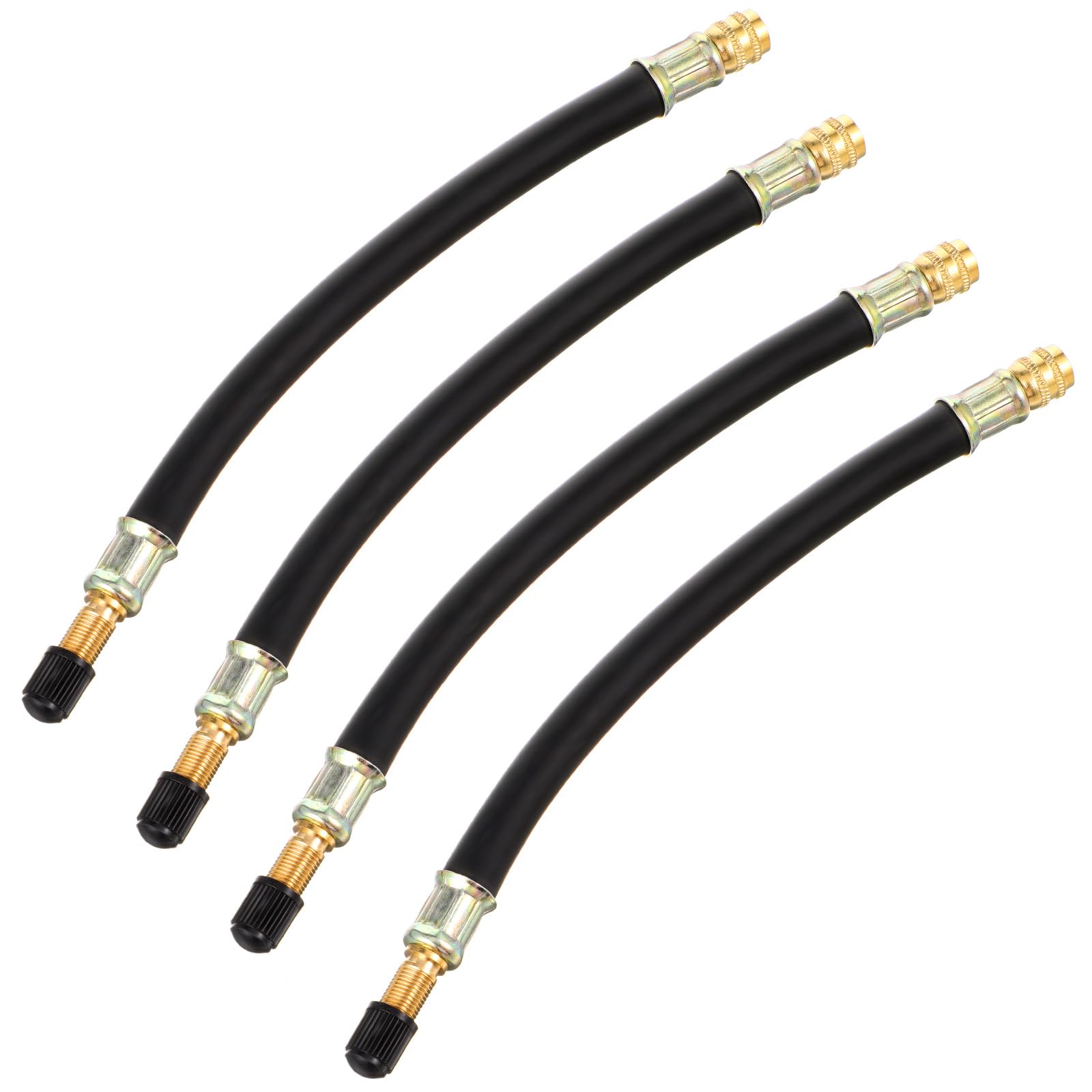 Amazon.com: 2 Pack Valve Stem Extension 8.25 Inch Flexible Tire Valve Extension Black Valve Stem ...