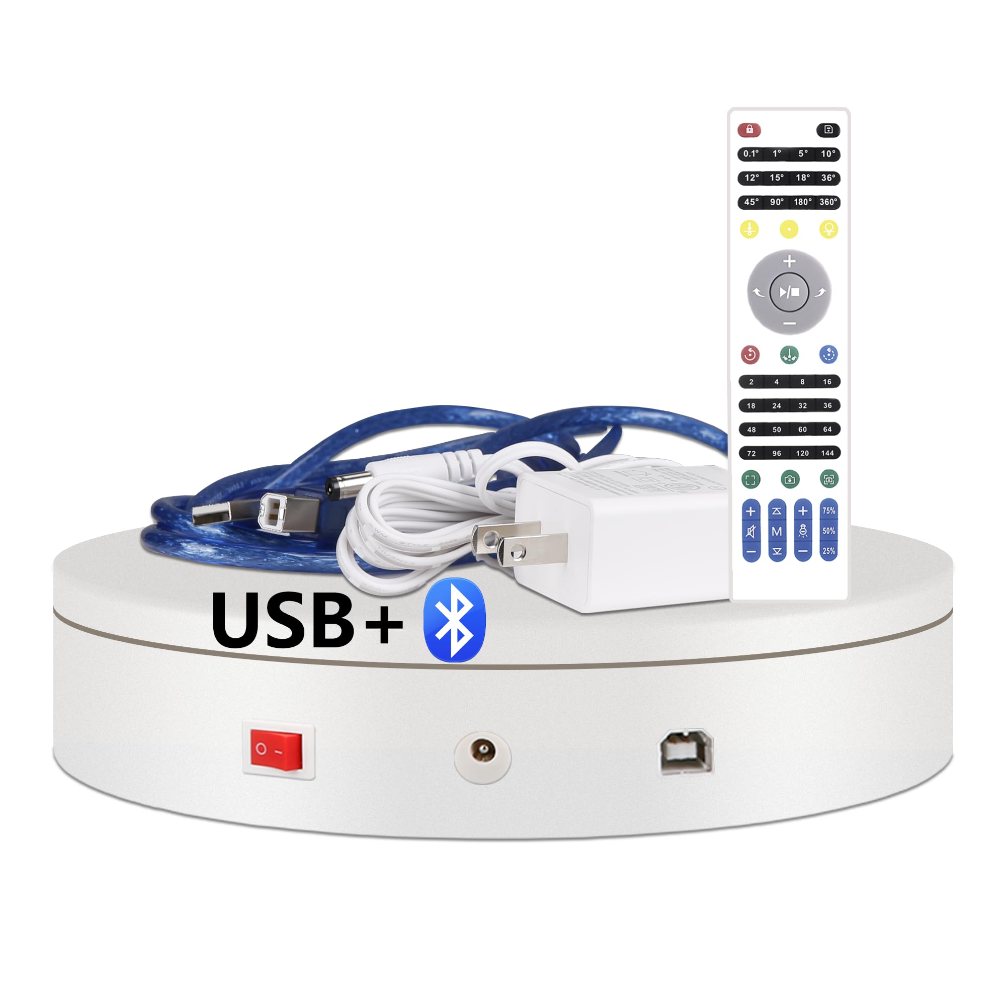 Buy 360 Degree Electric Turntable for Product Shooting,Bluetooth and ...