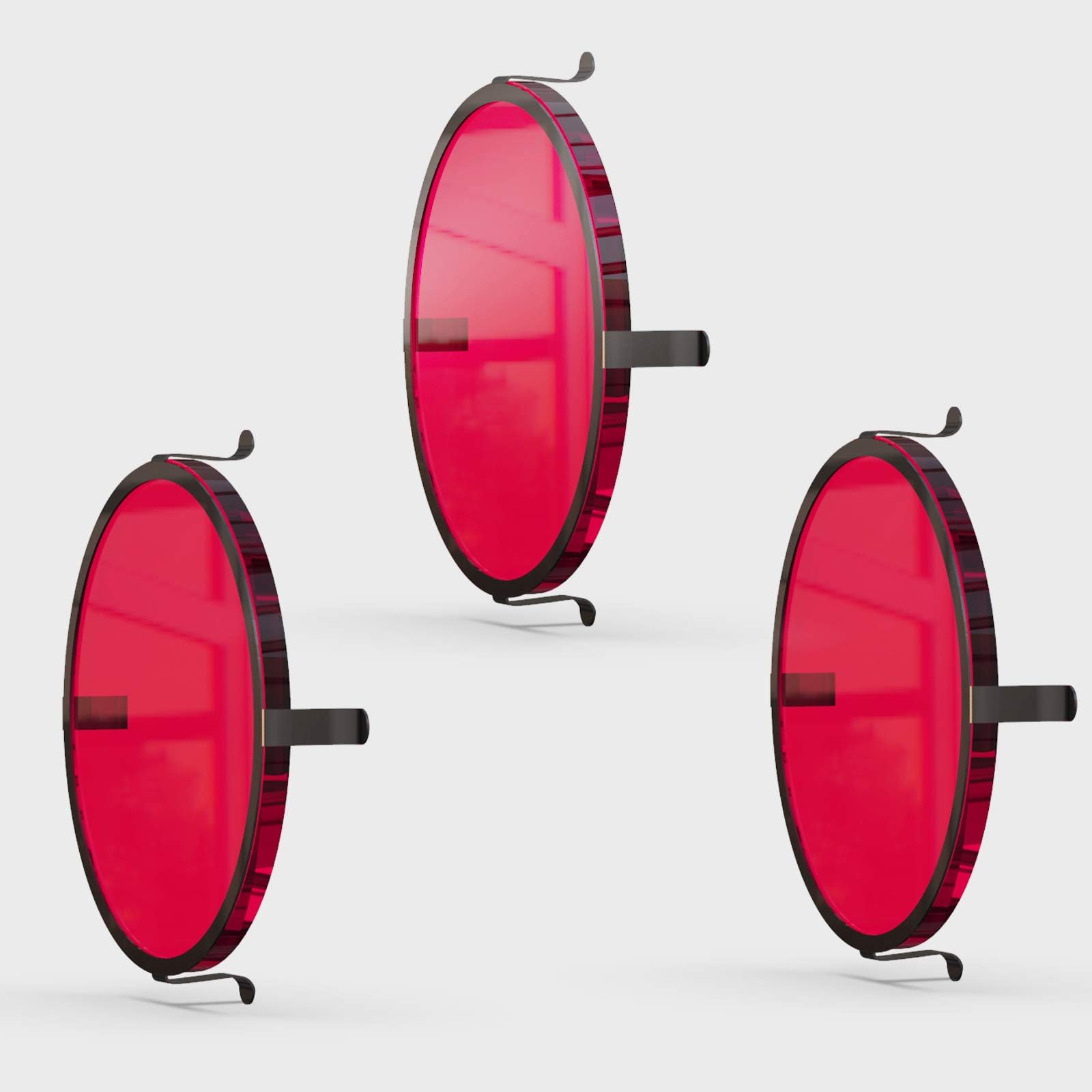 GOODSMANN Color Filter 3 PCS Transparent Lenses 2 Inch Correction Lens ...