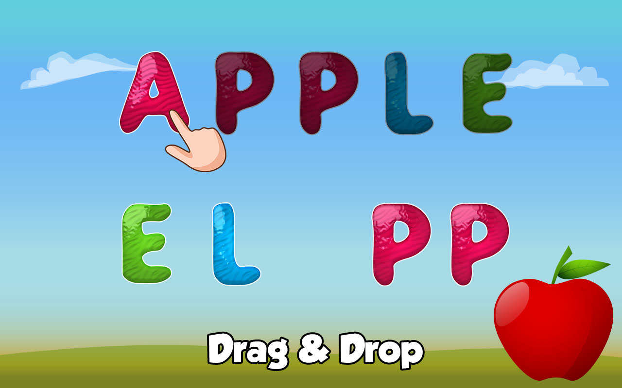 Kids Spelling Practice Game for kids and toddlers to learn simple ...