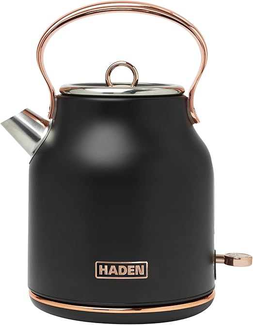 Amazon.com: Haden Heritage 1.7 Liter Stainless Steel Electric Kettle ...
