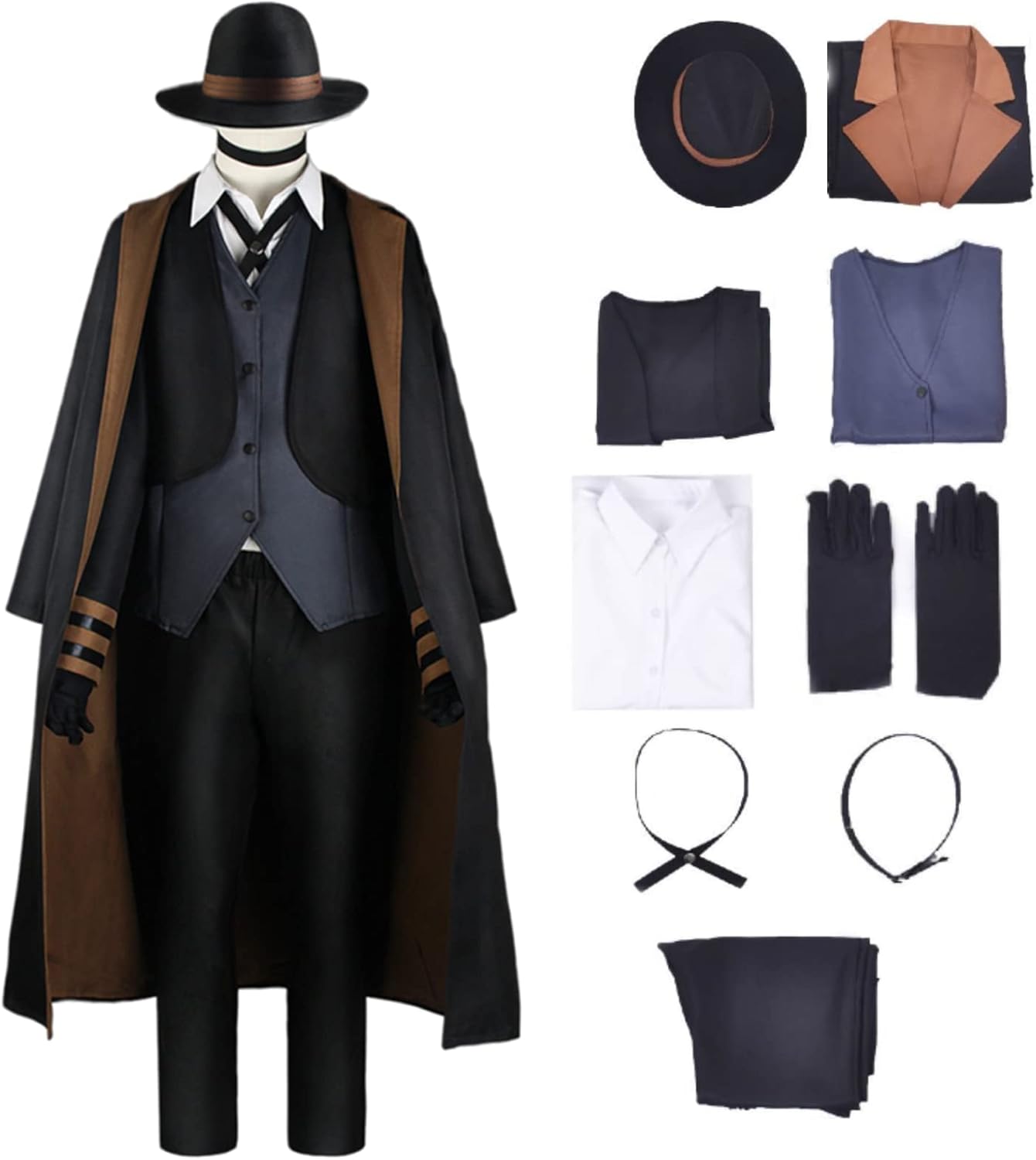 Amazon.com: TODFIY Bungo Stray Dogs 4 Cosplay Costumes Chuuya Cosplay ...