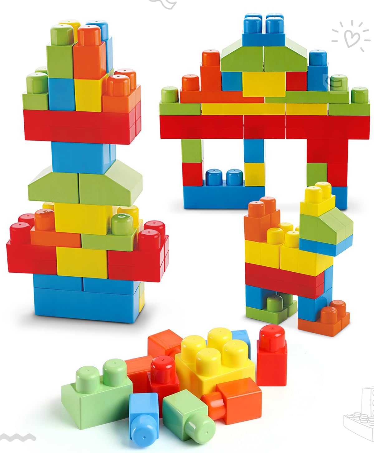 Giant Foam Building Blocks : Amazon.in: Toys & Games