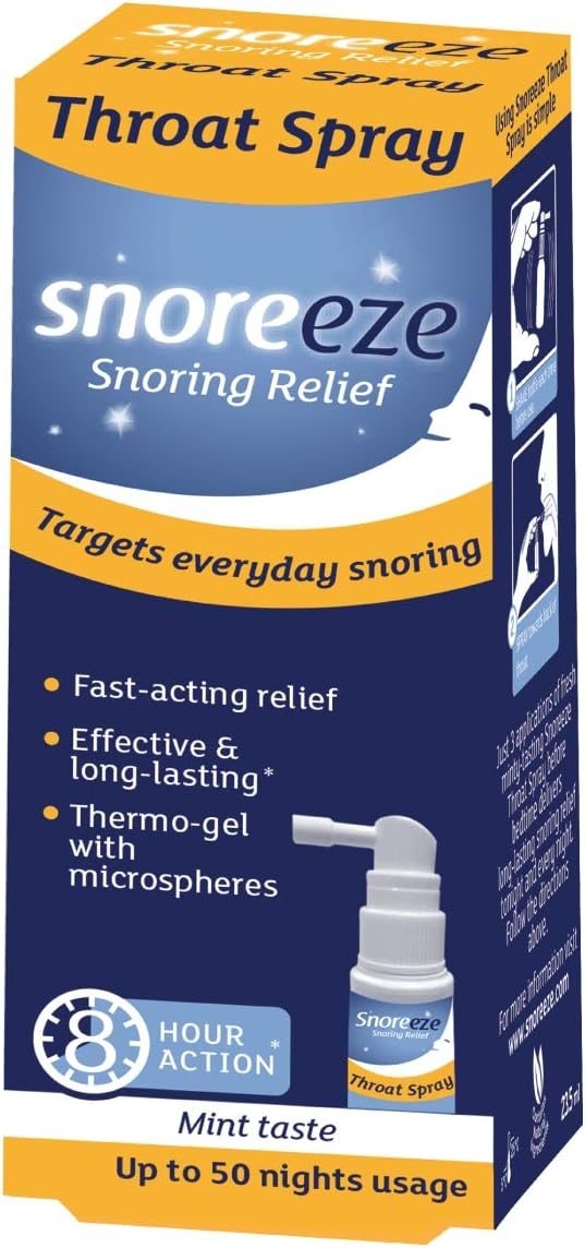 Amazon.com: Snoreeze Throat Spray 23.5ml by Snoreeze : Health & Household