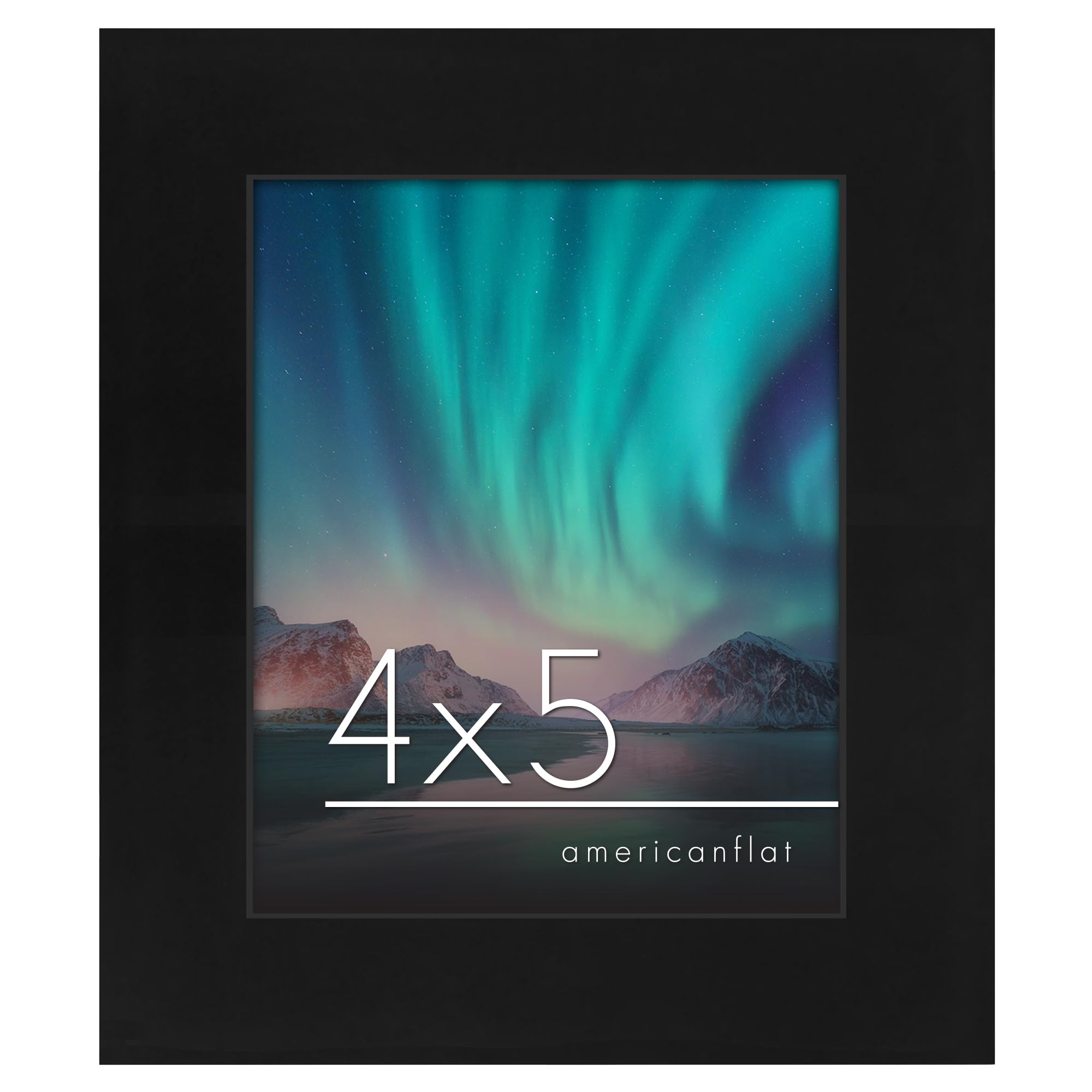 Amazon.com - Americanflat 4x5 Picture Frame with Shatter-Resistant ...
