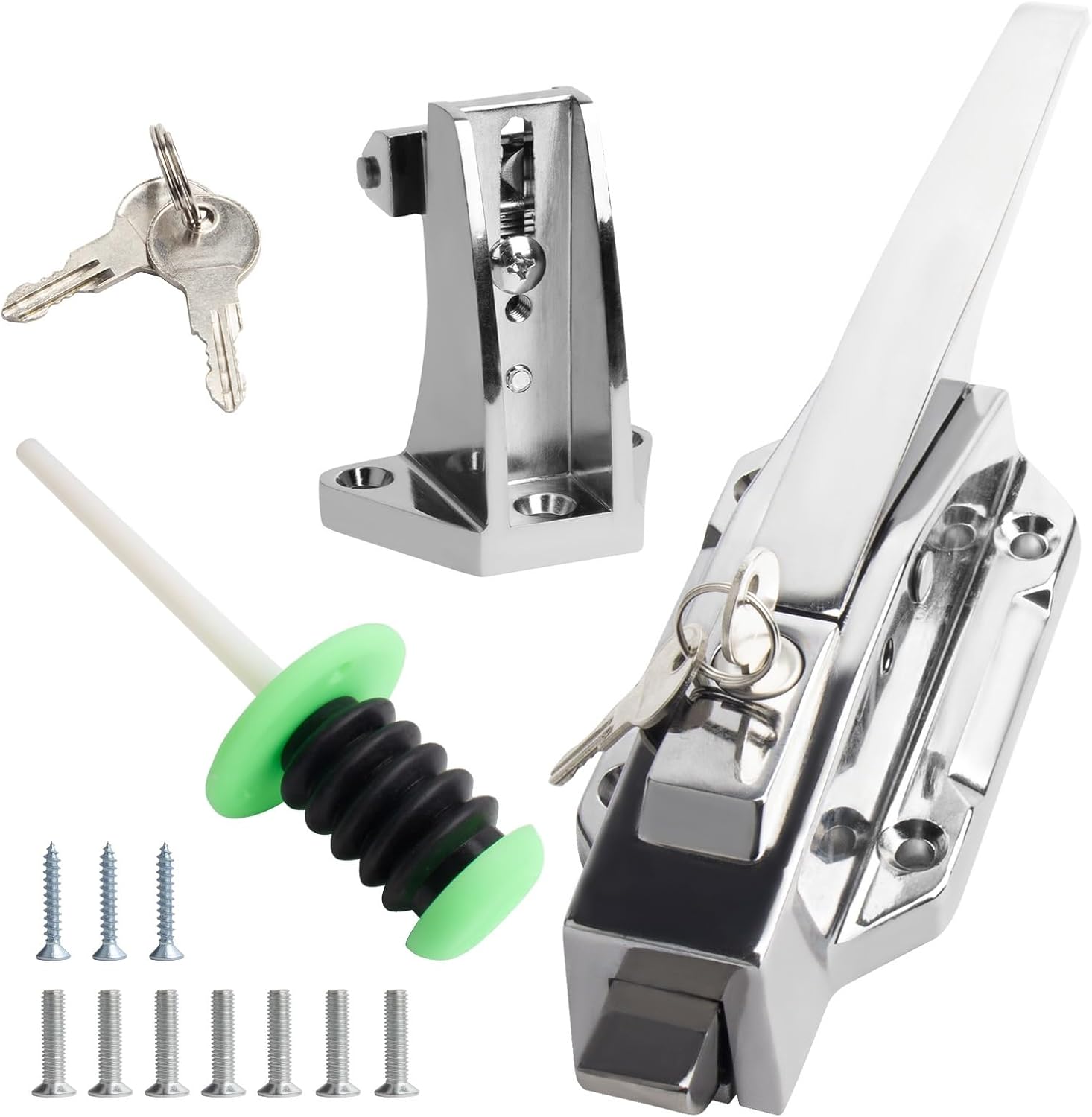 Amazon.com: LOPOO Walk-in Cooler Door Handle Lock, Lockable Freezer ...