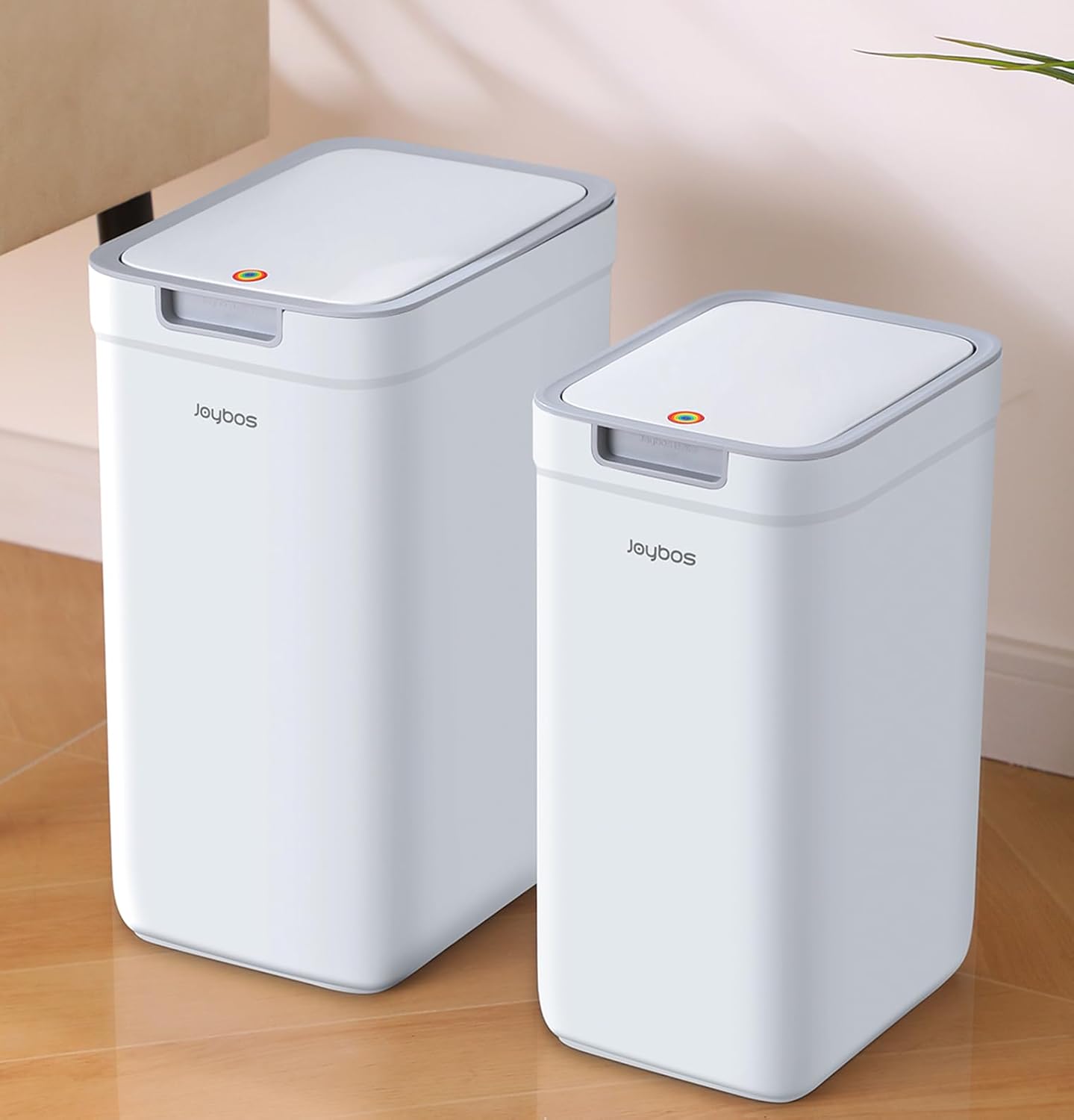 Amazon.com: funest Bathroom Trash Can with Lid, 2 Pack Small Garbage ...