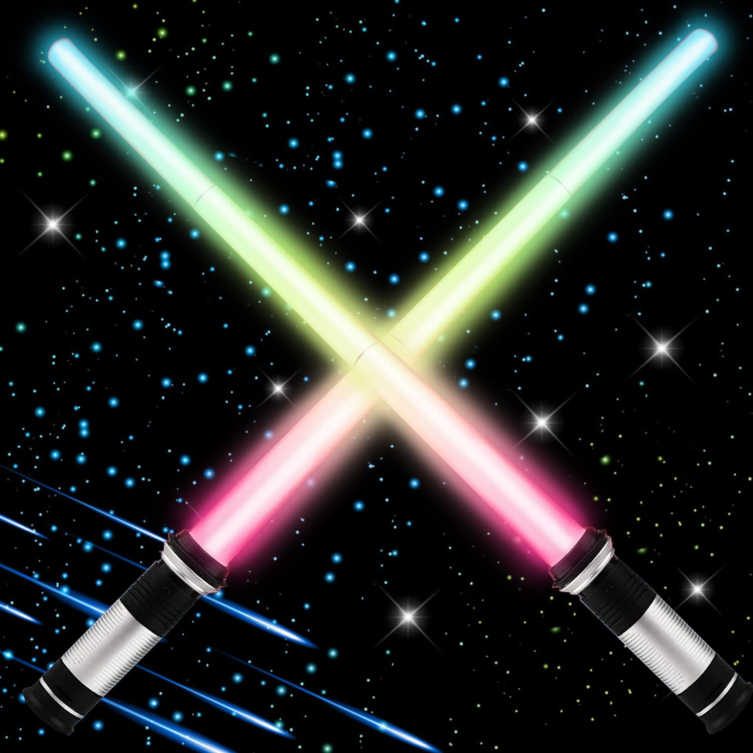 Buy Lightsaber - LED Light Up with Sound - Retractable light sabers for ...