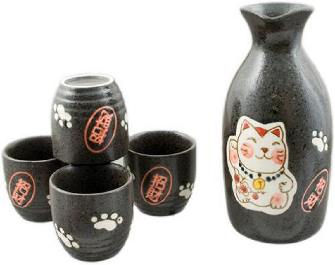 Amazon.com | Happy Sales HSSB-LKCBLK, Japanese Design Lucky Cat Fortune ...