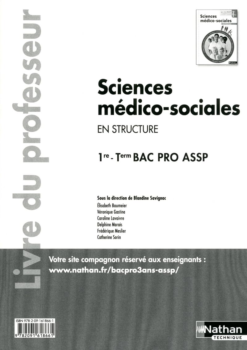 Amazon.in: Buy Sciences medico-sociales - 1re et term bac pro assp ...