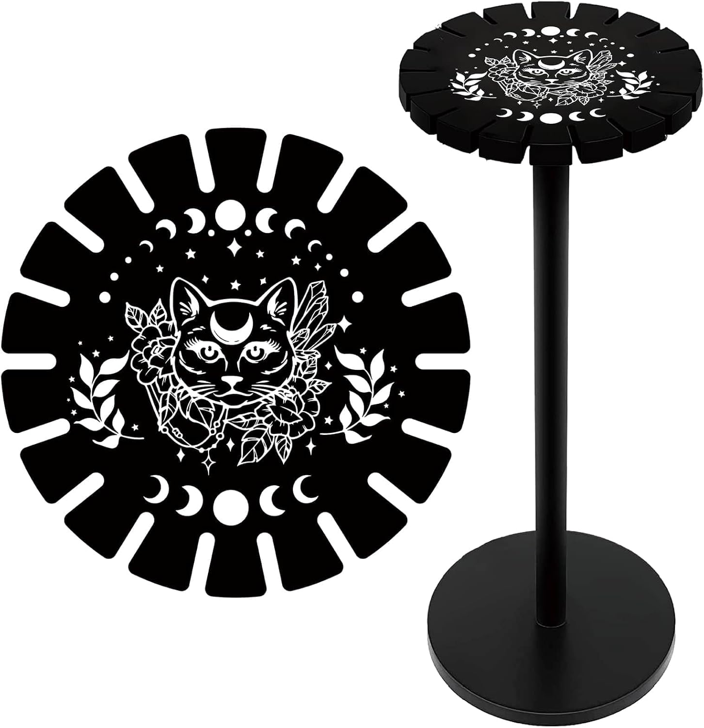 Amazon.com: CRASPIRE Pendulum Holder Black Crystal Display Shelf Cat ...