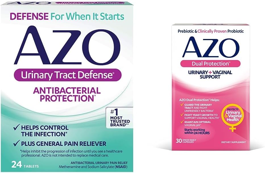 Amazon.com: AZO Urinary Tract Defense Antibacterial Protection, Helps ...
