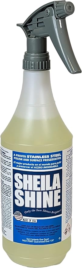 Amazon.com: Sheila Shine Stainless Steel Polish & Cleaner, Protects ...