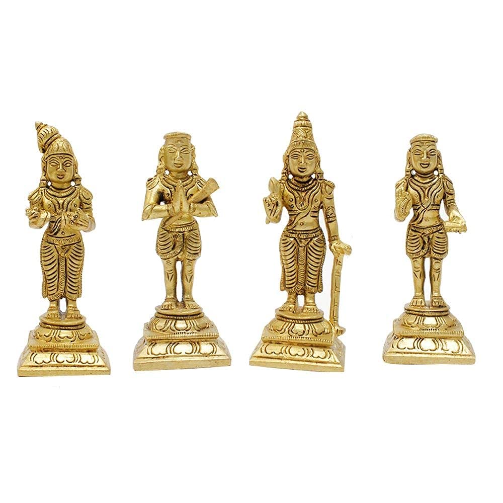 Buy Vedic Vaani Brass Tamil Shaivism Saints (Acharyas) Standing Pose ...