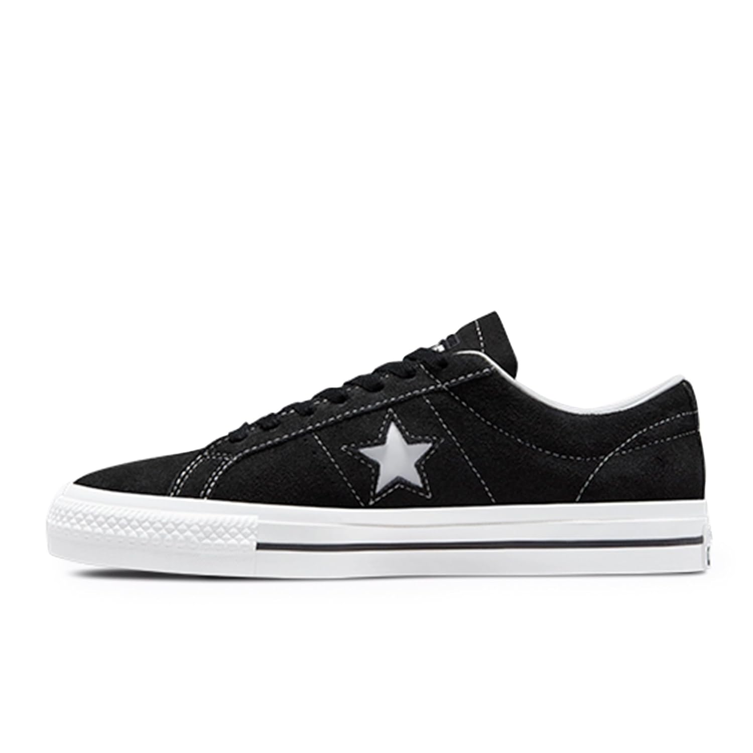 Buy Converse Mens Low Top Cons One Star Pro Suede Comfort Insole Black ...