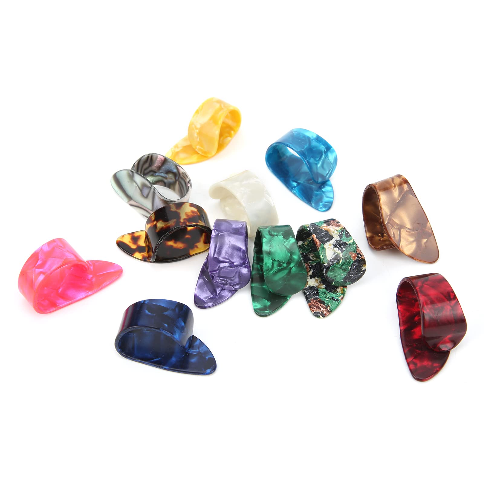 Amazon.com: Guitar Thumb Pick,12Pcs Guitar Thumb Pick Celluloid Finger ...