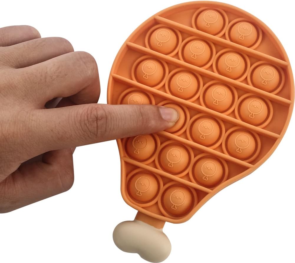 Buy Darwong Hot 4 Pack Fidget Popping Squeeze Pop Bubbles Silicone ...