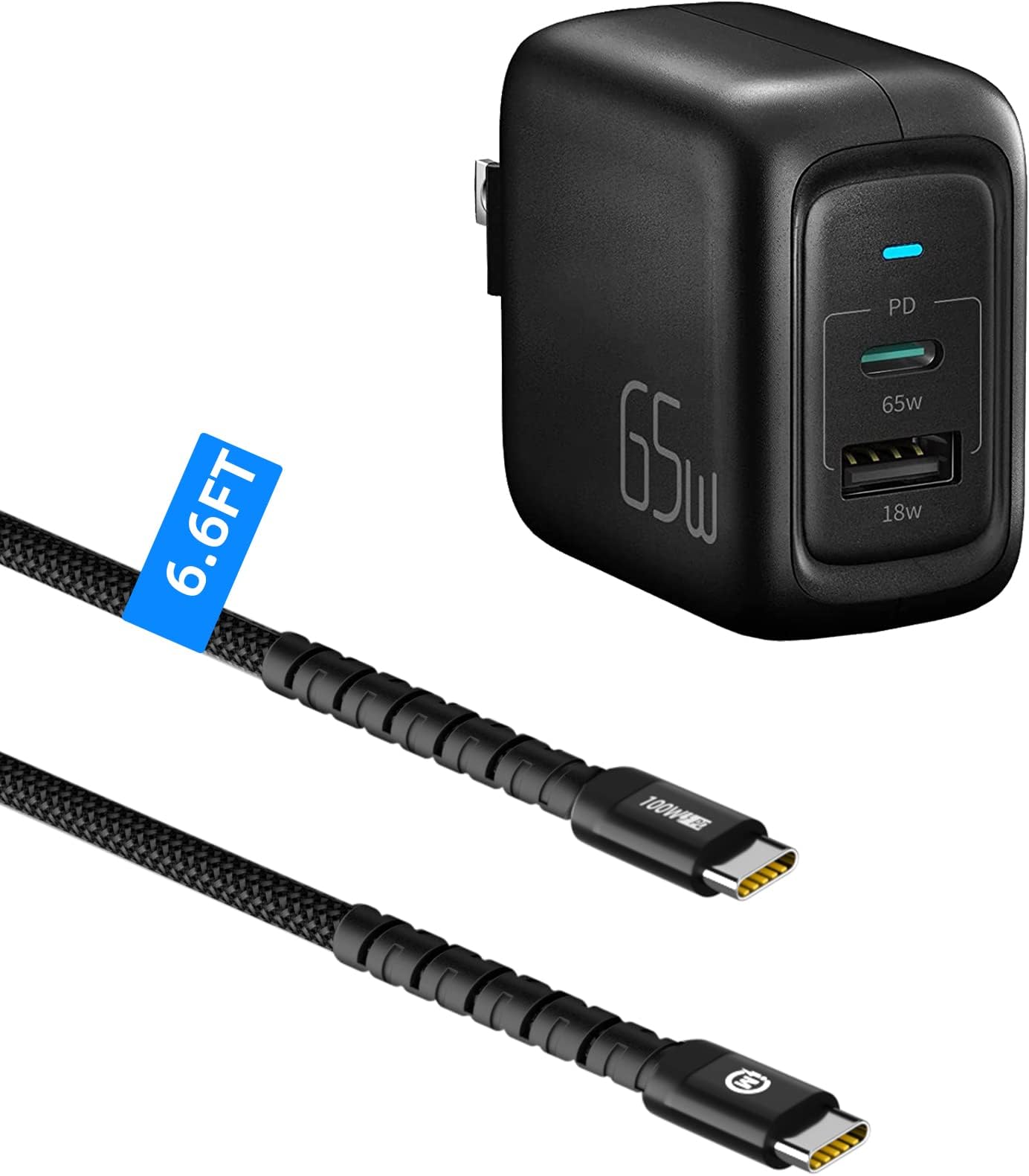 Amazon.com: imuto USB C Charger 65W, GaN PD PPS Super Fast Charging for ...