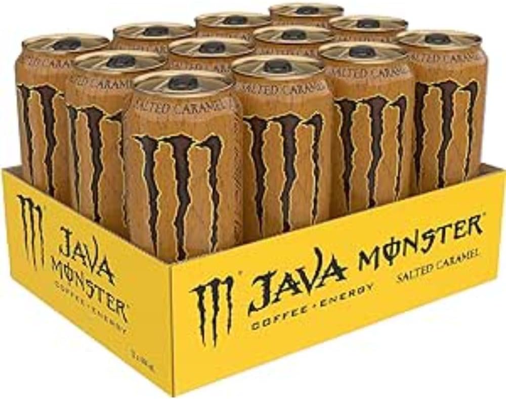 Monster Energy Java, Salted Caramel, 444mL Cans, Pack of 12 : Amazon.ca ...