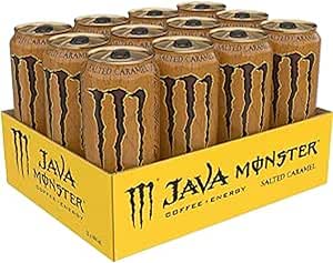 Monster Energy Java, Salted Caramel, 444mL Cans, Pack of 12 : Amazon.ca ...