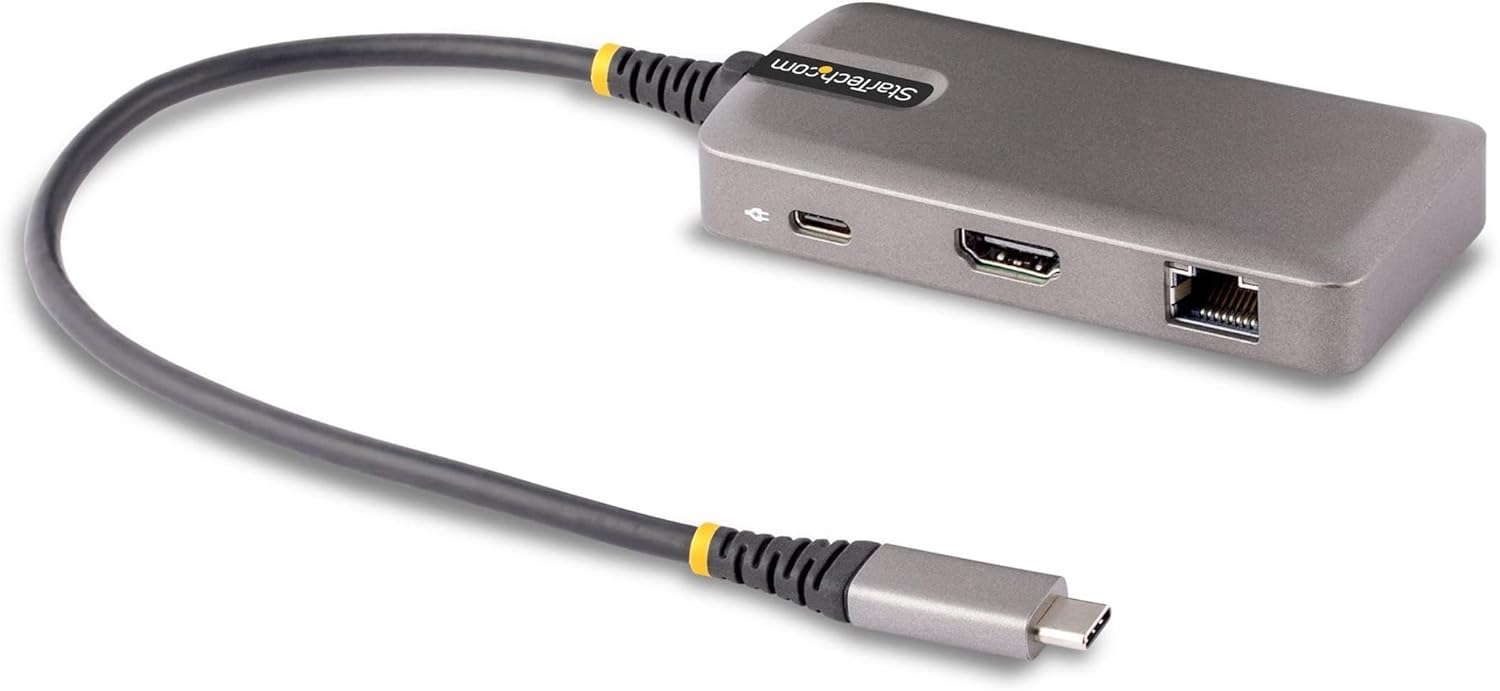 Amazon.com: StarTech.com USB-C Multiport Adapter - 4K 60Hz HDMI - HDR ...