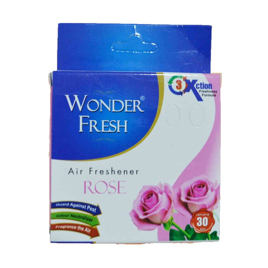 Wonder Fresh Air Freshener 50gm (Pack of 6) (Rose) : Amazon.in: Health ...