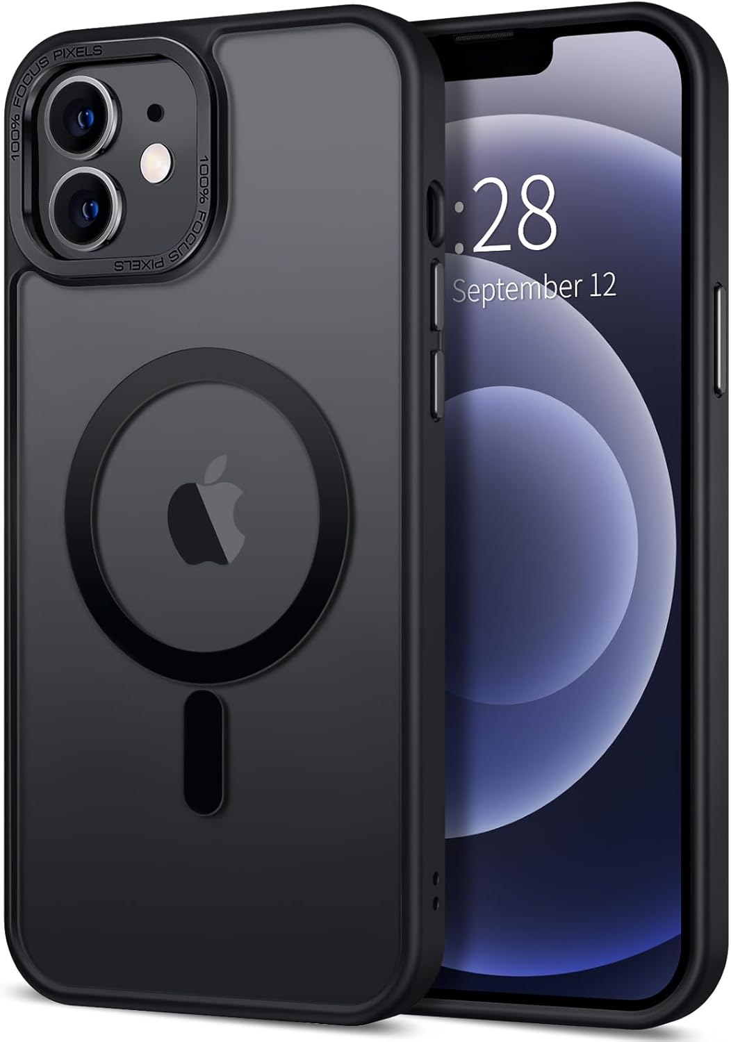 Amazon.com: Hython Case for iPhone 12 Case Magnetic Translucent Matte ...