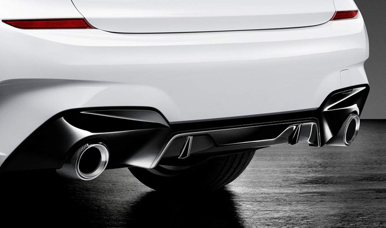 BMW Genuine Rear Diffuser Black High Gloss Replacement Fits G20 G21 ...