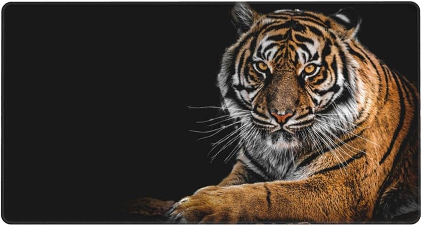 Amazon.com: Cool Tiger Mouse Pad Gaming Large Animal Tiger Laptop ...