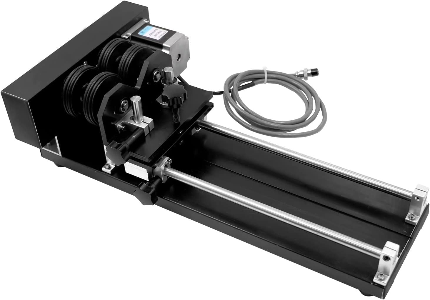 FONLAND Rotary Axis Attachment, 4 Wheels Router Laser Rotary Attachment ...