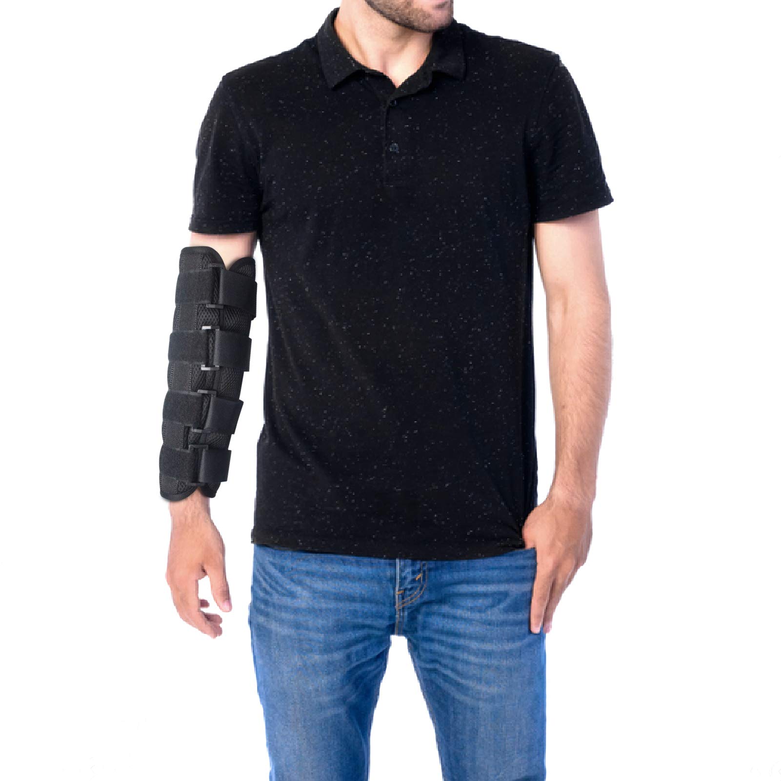 Buy Elbow Brace Splint, Adult Arm Elbow Immobilizer, Adjustable Elbow ...