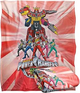Amazon.com: Power Rangers Blanket, 60"x80" Dino Ranger Silky Touch ...