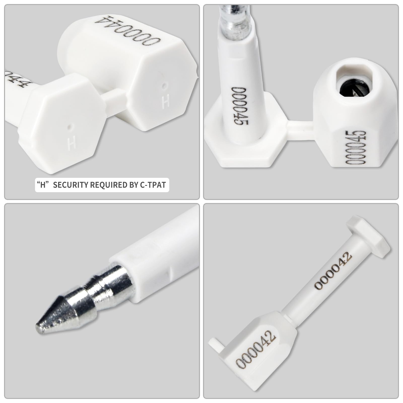 Snapklik.com : LeadSeals 20PCS Long Bolt High Security Shipping ...
